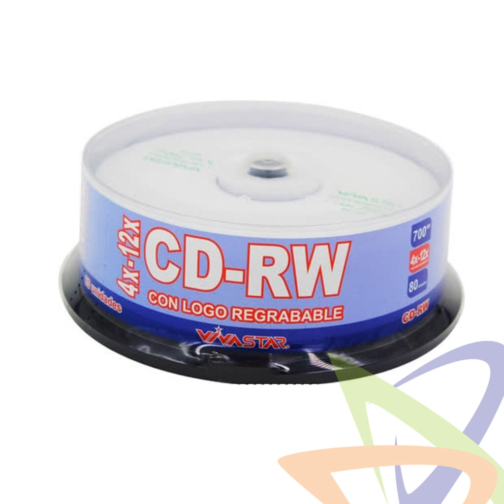 DISCO CD-RW 700MB HP – REGRABABLE EN ESTUCHE INDIVIDUAL – DISCNET